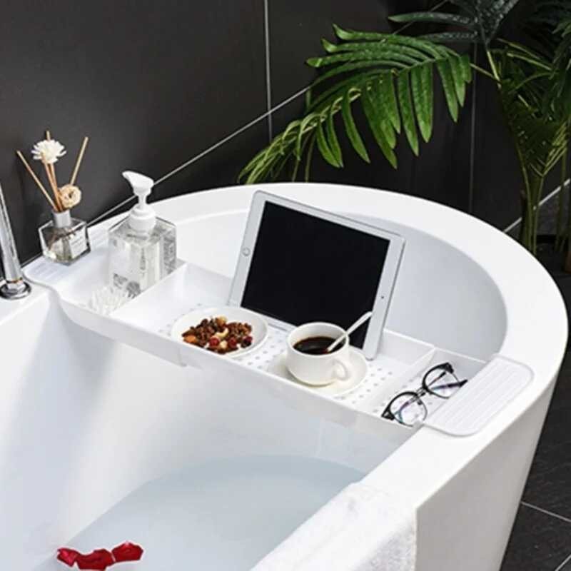 Retractable 2024 Multi-Function Bathtub Rack Bath Tray Tub - Towel ...