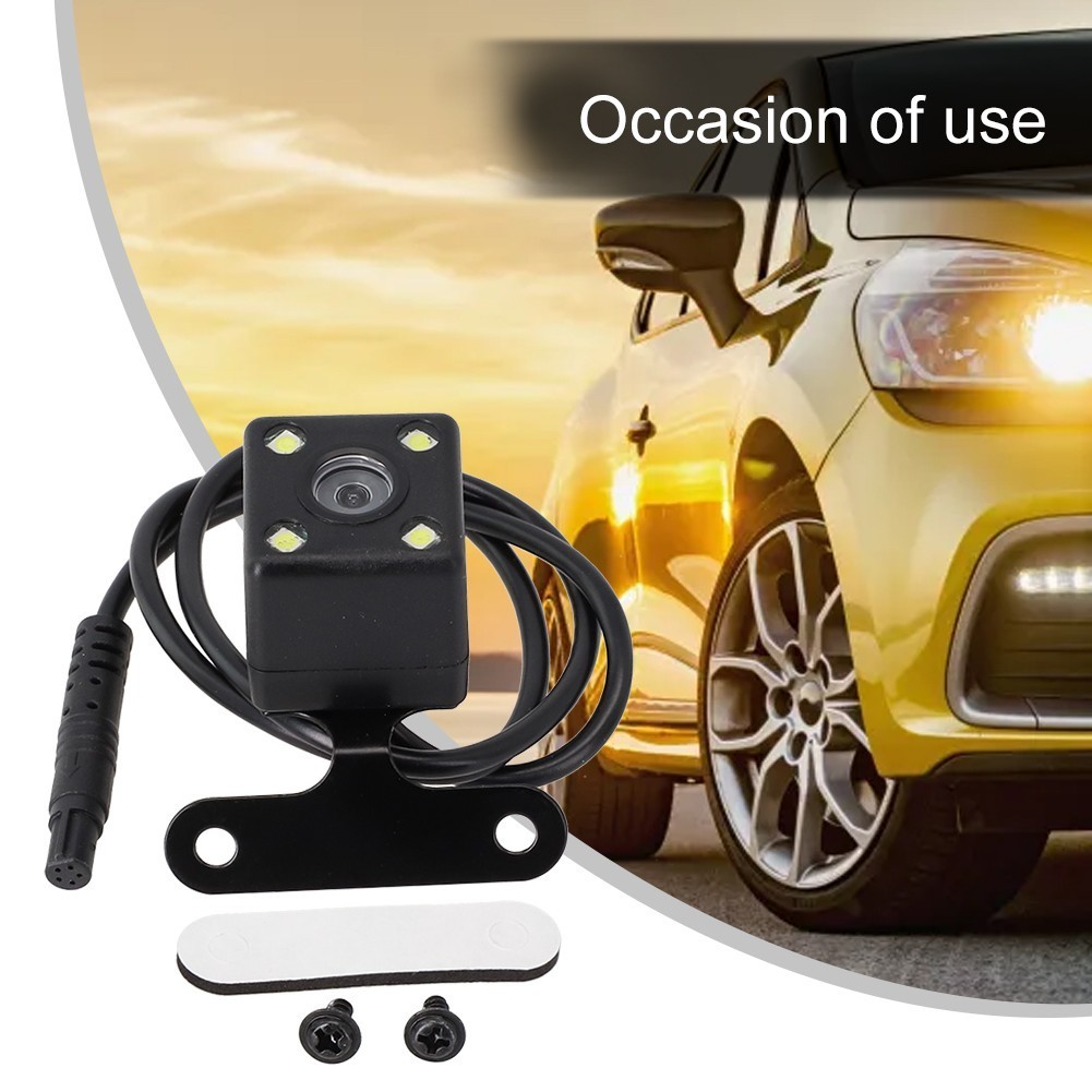 Car Rear View Camera 5Pin Video Port With 4 LED Night Vision For dash ...