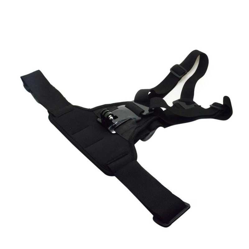 Updated Version Adjustable Elastic Body Harness Chest Strap Mount Band ...