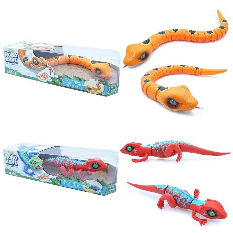 Zuru Series 2 Robo Alive Slithering Crawl Snake Lurking Lizard Dinosaur ...