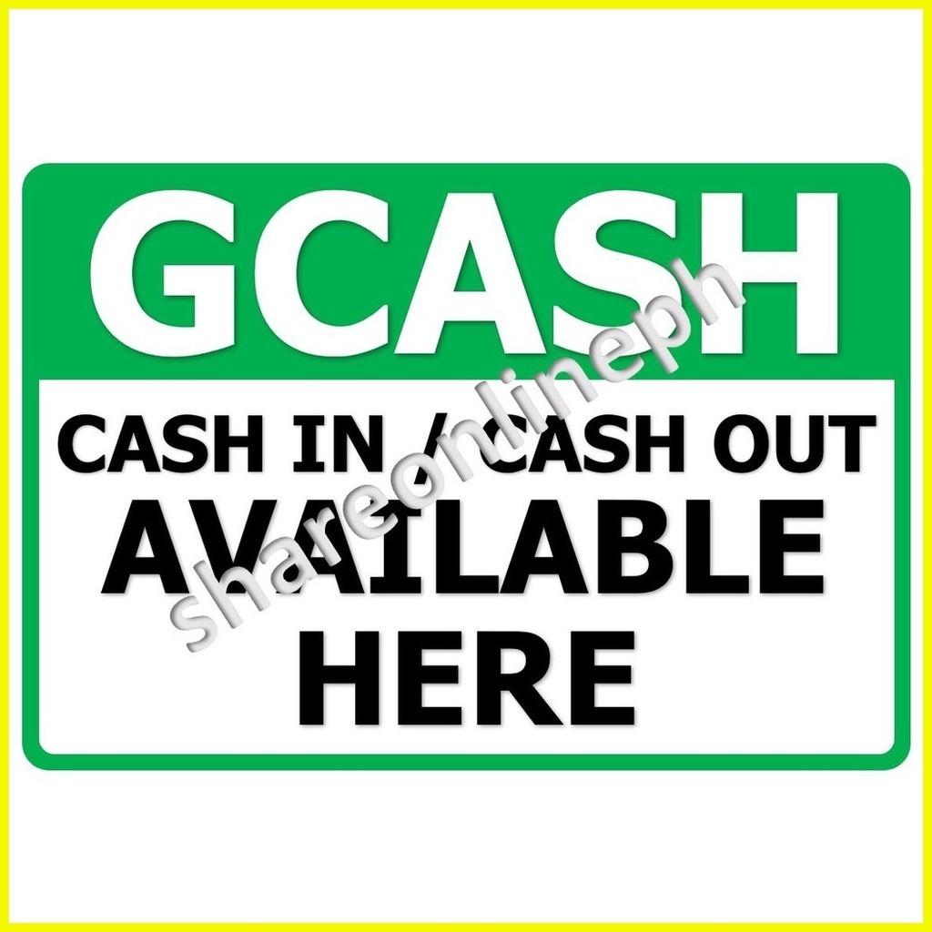 Laminated Signages Gcash Available here Signage Signage Sign Boards ...