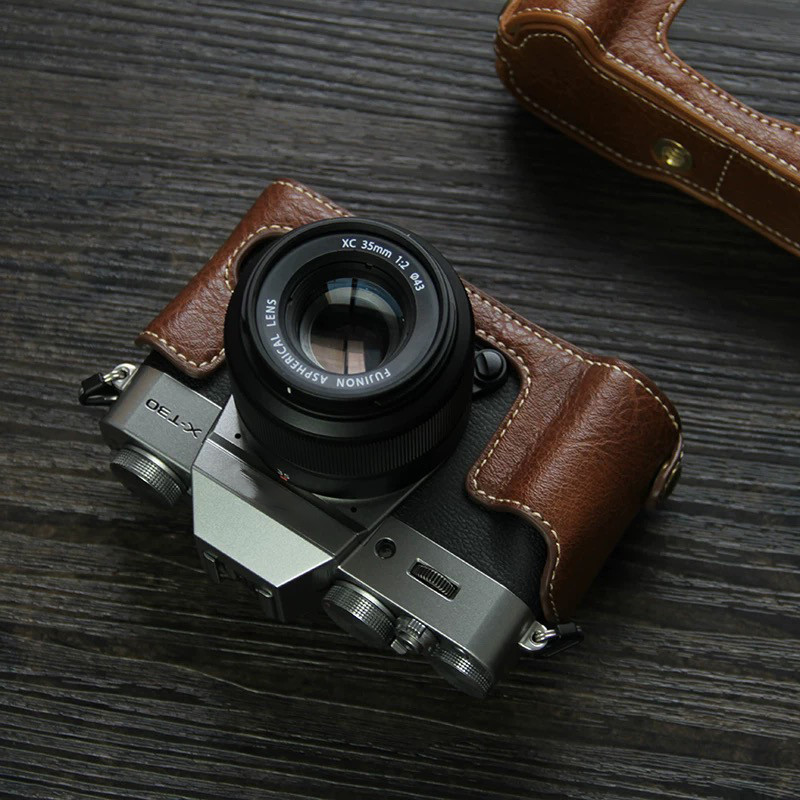 Camera Bag for Fuji X-T30 II XT20 X-T30 X-T20 XT30 XT30II Base Leather ...