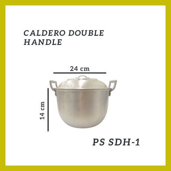 Caldero / Kaldero Double Handle Aluminum Pot Makapal From #1 Big to #6 ...