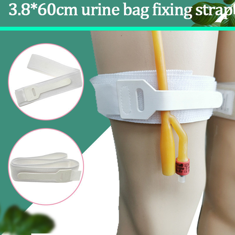 Elastic Outer and Durable Urine Bag Fixation Catheter Strap Urination ...