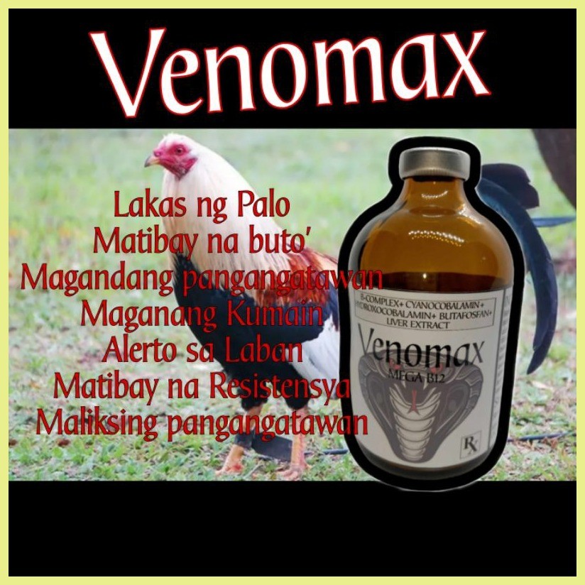 Vitamin B-COMPLEX Venomax 100ml (CYANCOBALAMIN+HYDROXOCOBALAMIN ...