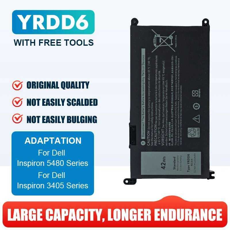 Yrdd6 1 B1 3680Mah Laptop Battery For Latitude 3400 P120g P111g P90f ...