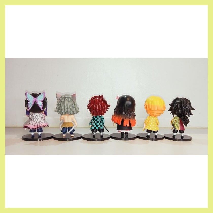 ↙ ⚕ Demon Slayer Chibi Figure (Nezuko Tanjiro Zenitsu Shinobu Inosuke ...