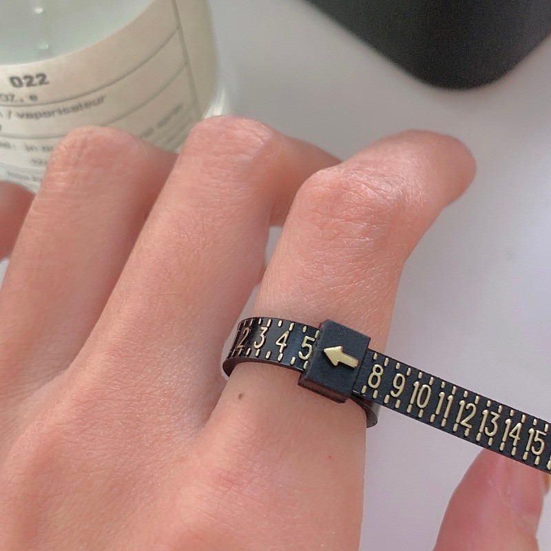 US Size Ring Measuring Band Finger Circumference Measuring Scale Ring ...
