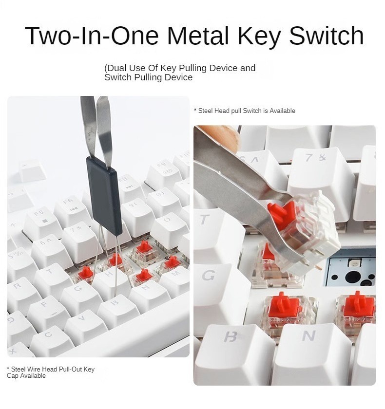 2024 Lychee Gaming HW98 Key Customized Mechanical keyboard 2.4G ...