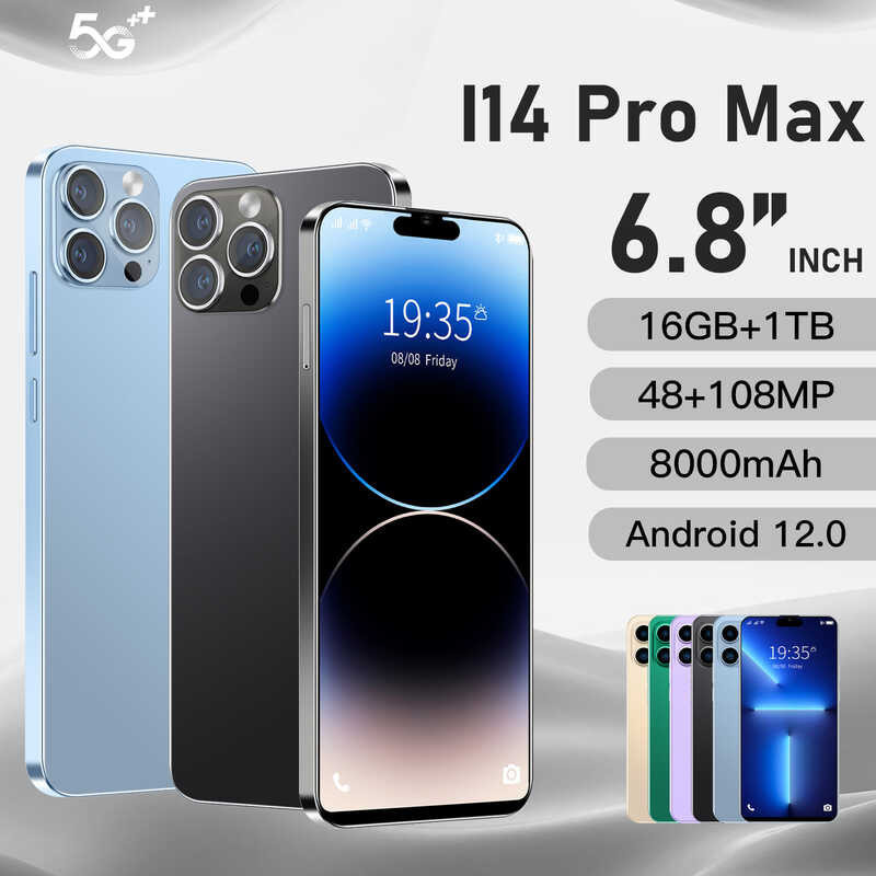 18 6.8-Inch Low-Priced Popular I14 Pro Max All-In-One Phone, 1+16G ...