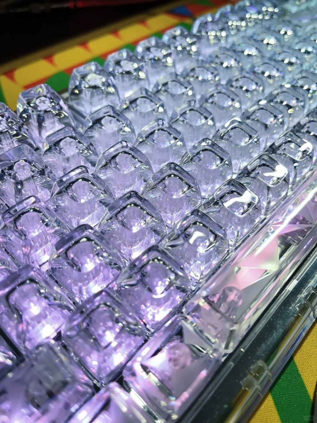 Ice Crystal Diamond Keycap Firstblood FC114 FCSA Profile PC High ...