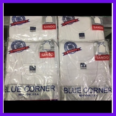 ஐ Blue Corner Comfort Wear Sando "White" | Shopee Philippines