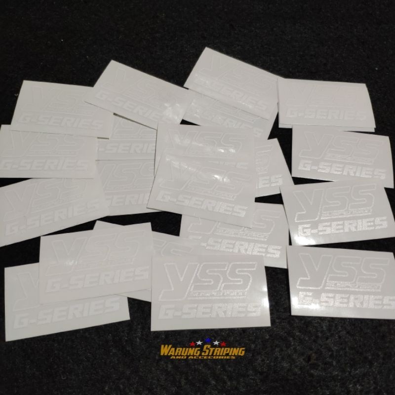 Yss G SERIES G SPORT Transparent STICKER | Shopee Philippines