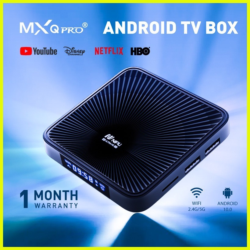 NPU tv box the new mxq pro tv box 2G RAM + 16G ROM 4k 5g android smart ...