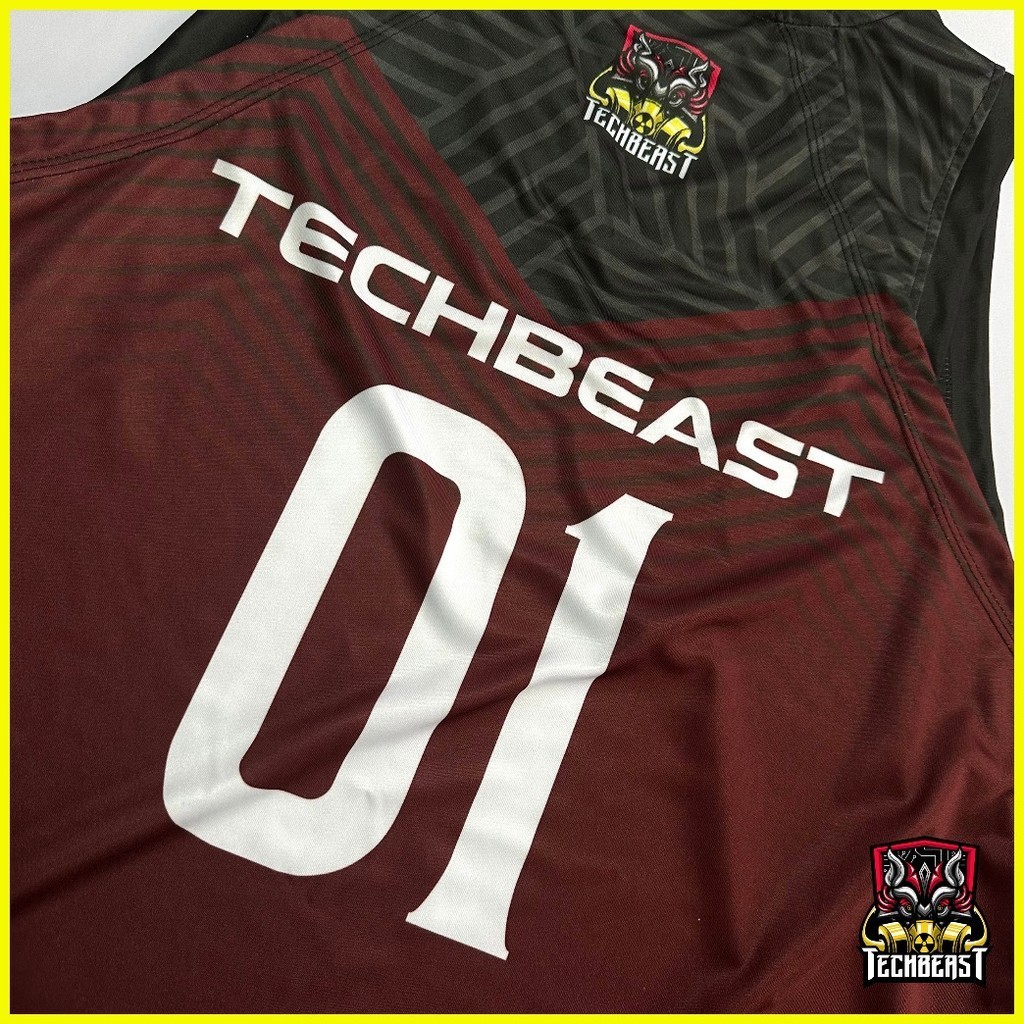 ¤ Baybayin Full Sublimation Basketball Jersey Techbeast ( CUSTOM NAME + NUMBER ) | Shopee ...