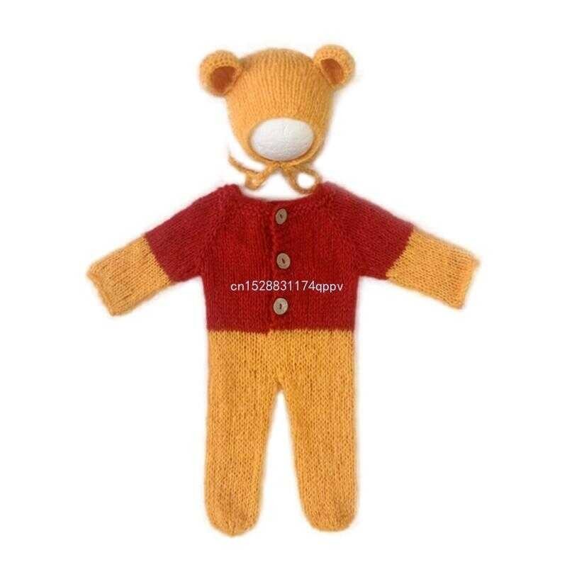 Mga Babae Ng Bagong Ng Bato Photo Props Outfits Mohair Hat Romper ...