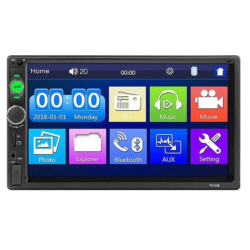 7 Inch Stereo Car MP5 Player HD Digital Navigator Bluetooth Press ...