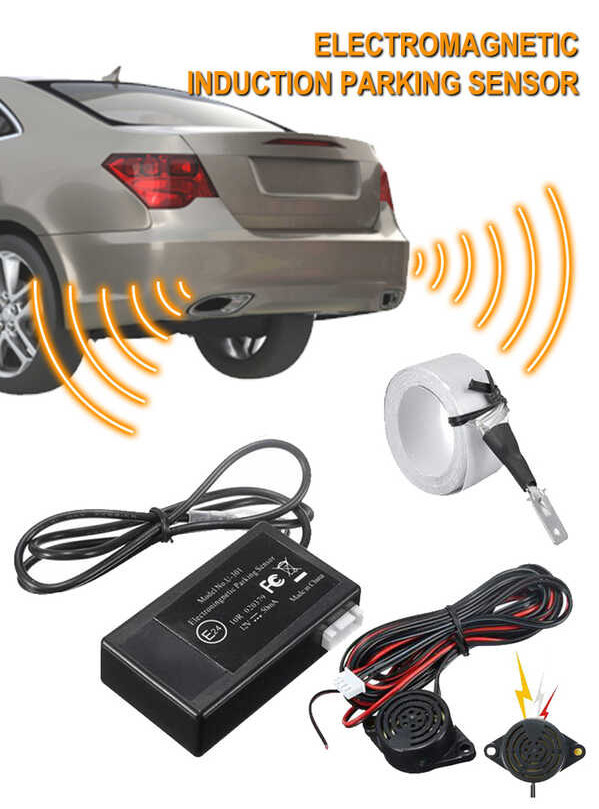 Electromagnetic 12V Car Parking Sensor Kit Universal Buzzer Reverse ...