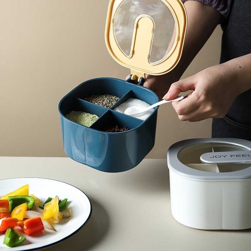 55 Sherry Kitchen Combination Set, Four Integrated Salt And Monosodium ...