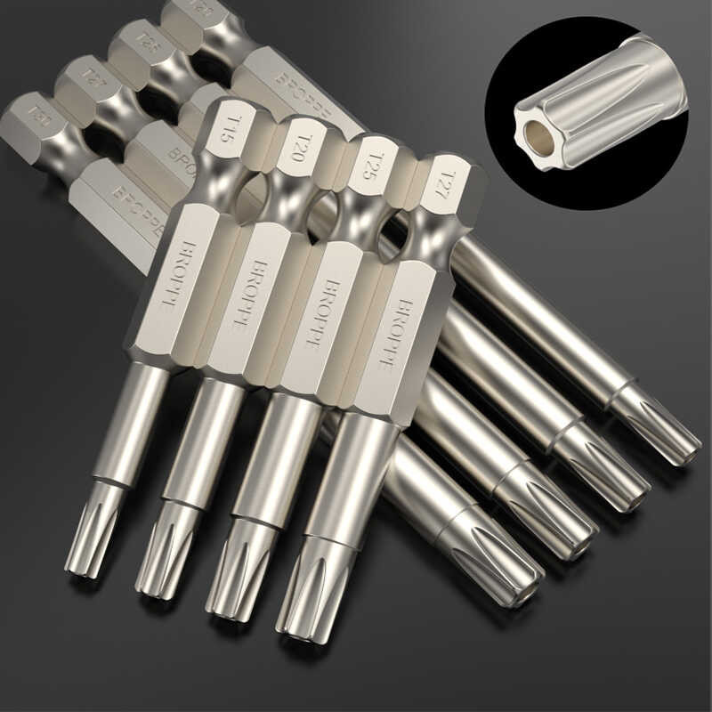 10/12Pcs S2 Alloy Steel Screwdriver Bits 1/4 Inch Hex Torx Socket ...