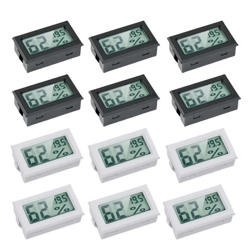 Digital Mini Hygrometer Gauge Thermometer, Temperature Humidity Meter ...