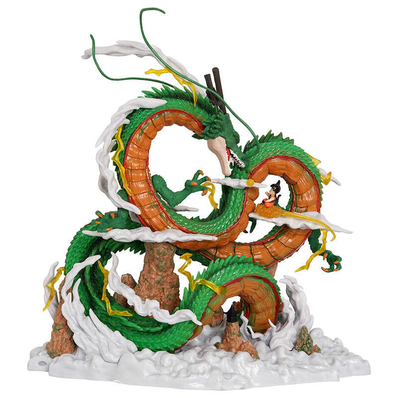 Dragon Ball II Little Dragon And Goku Wishing Dragon Model Statues ...
