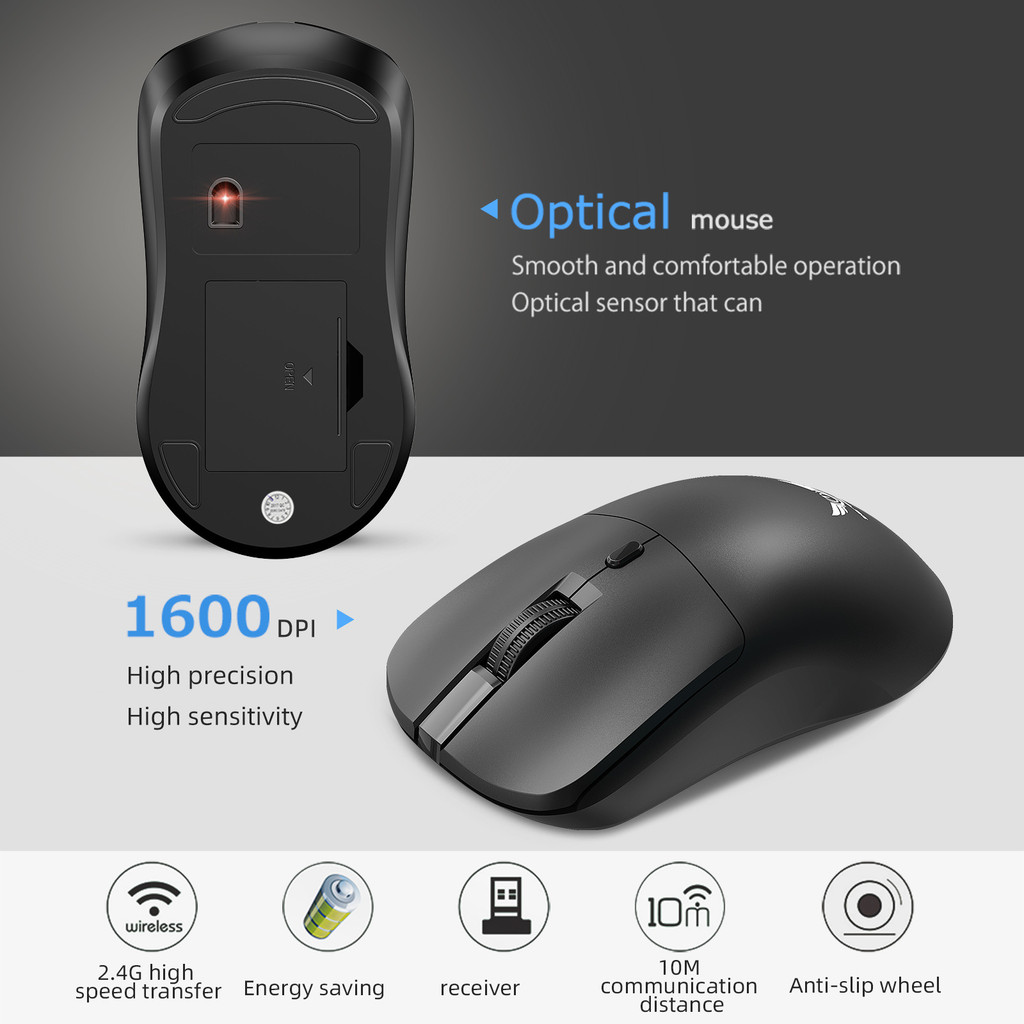 【Fast Shipping】Wireless Gaming Electronic Sports 2.4G Mouse T2 the ...
