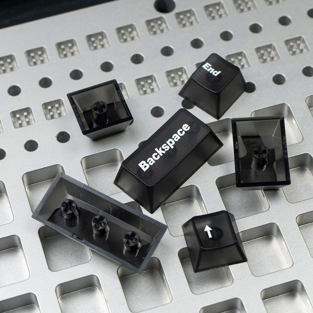 Yongqiu Frosted keycaps Foggy transparent Big font cherry profile ...