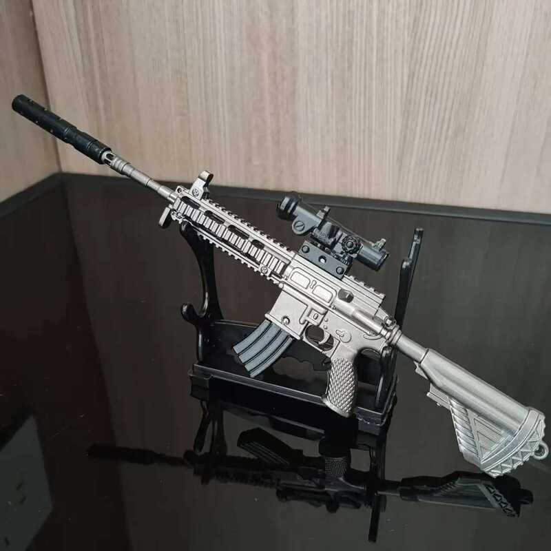 Alloy 20CM Pistol Mini M416 Rifle Model PUBG Jedi Gun Fidget Toy ...