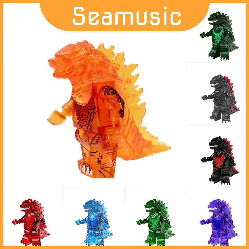 Block Building Godzilla Minifigures Creative And Imaginative Action ...