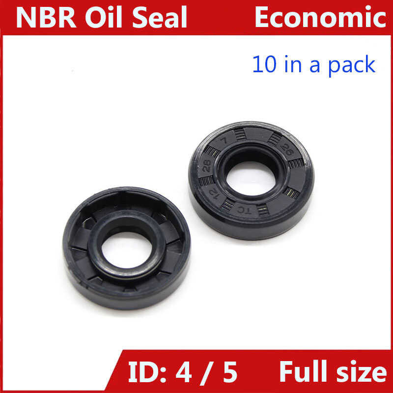 ID 4-5 Mm NBR Nitrile Rubber Skeleton Oil Seal,Rotary Shaft Lip Seal ...