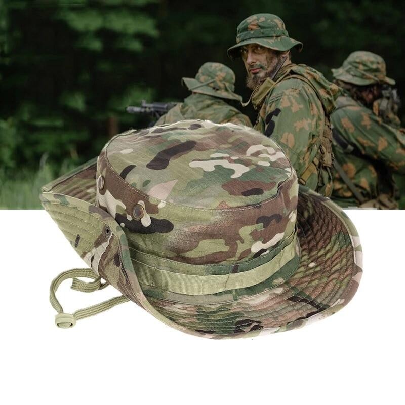 Bitak Camouflage Boonie Hat Tactical US Army Bucket Hats Military ...