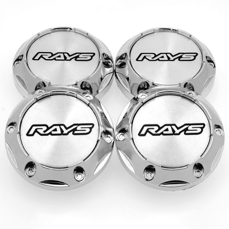 CarDIY 64mm OD 56mm ID Volk Rays Wheel Center Cap Rays Japan Racing ...