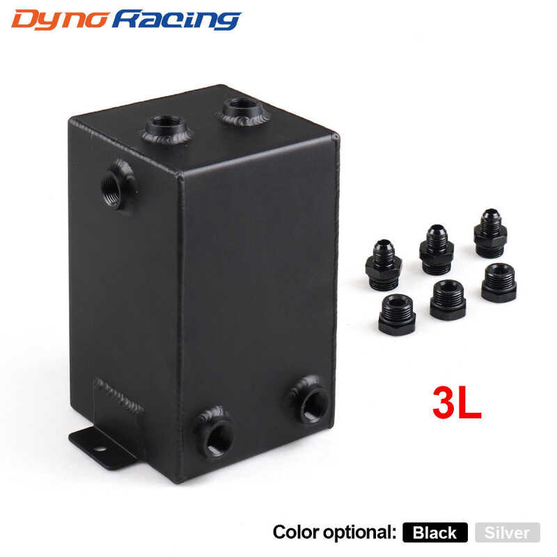 3L Racing Car Surge Aluminum 3 Litre Swirl Pot System Universal Black ...