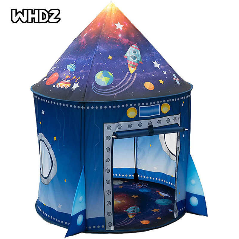Ship Play Rocket For Children, Spaceship Themed Pretend Playhouse Inner ...