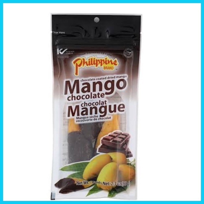 ♨ § Philippines Mango Chocolate ( Chocolate Coated Dried Mango ...