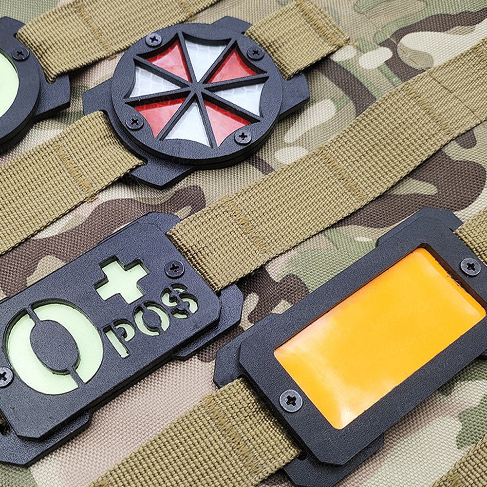Molle Identify Safety Outdoor Mark Strip Patch Umbrella Blood Type ...