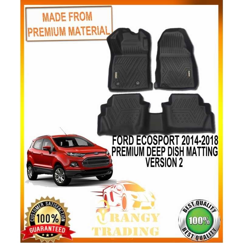 Ford Ecosport 2014 to 2024 OEM TPE 5D / EXCELLENT Deep Dish Matting ...