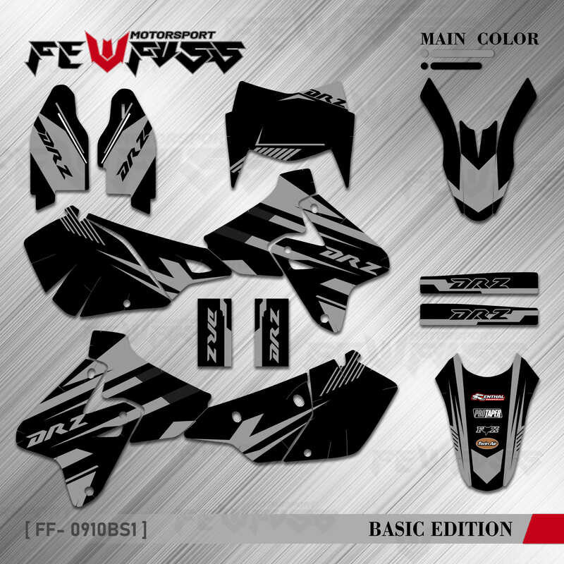 Full FEWFUSS Graphics Decals Stickers Motorcycle Background Custom ...