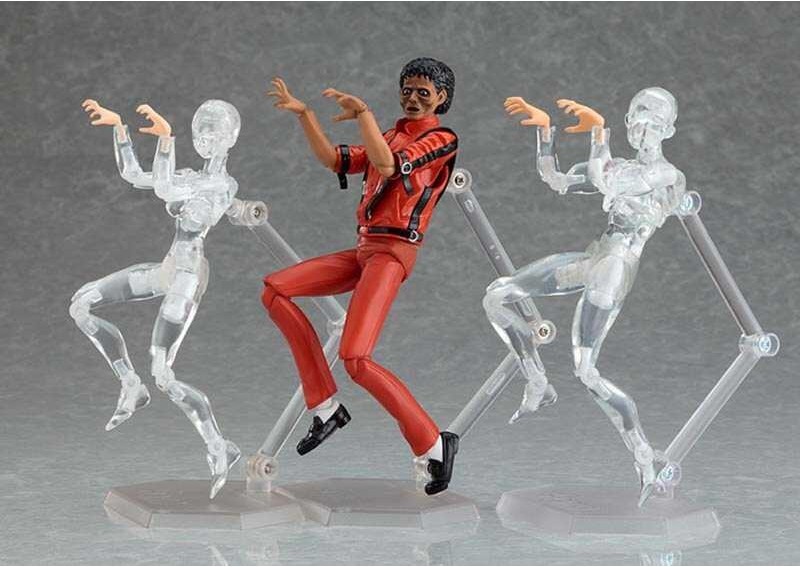 2 Michael Jackson Action Figure Figma 096 Thriller MJ Classic Look ...