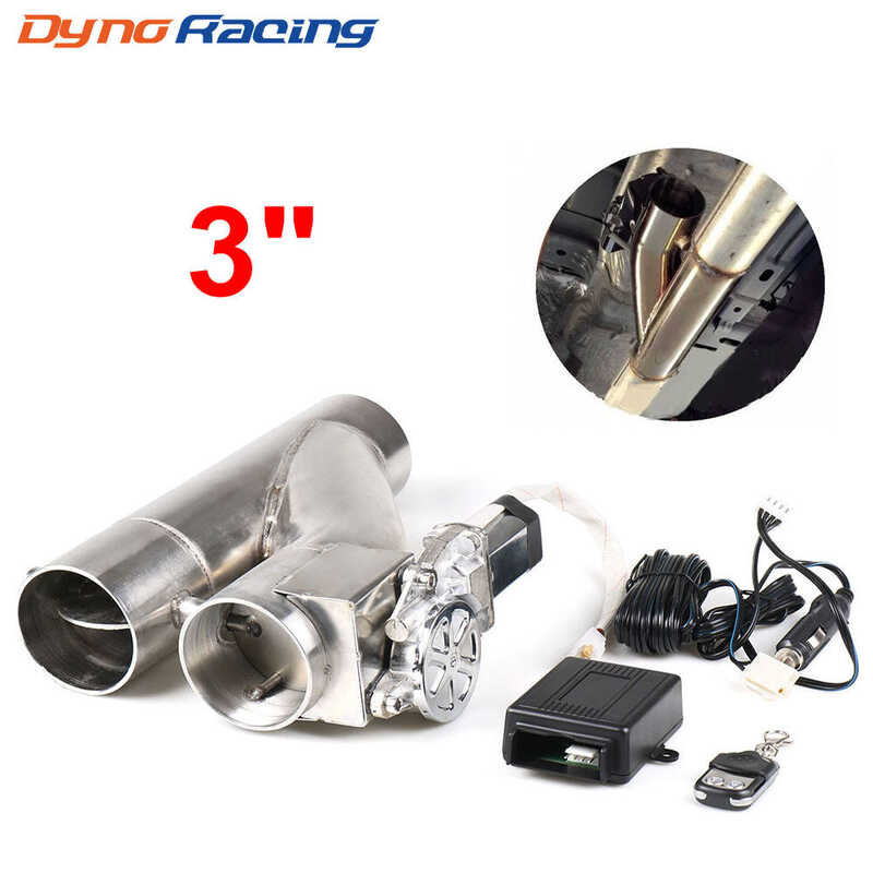 Pulgada Electric 3'' Cutout Y Pipe Exhaust Sa Dual Vae System Switch ...
