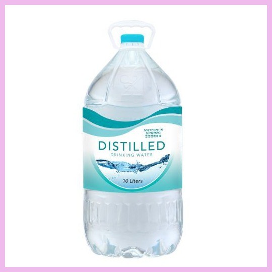ㄨ Nature's Spring Distilled Water 10 liters | Shopee Philippines