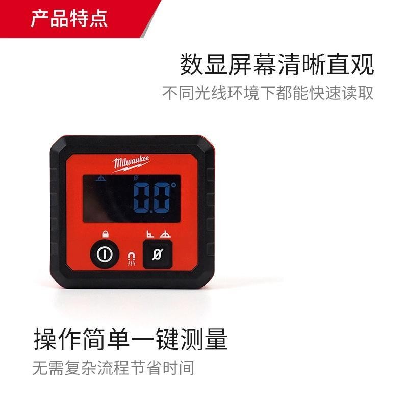 Miwaukee Angle Digital Tilt Mini Level Meter 180 Degree Magnetic ...