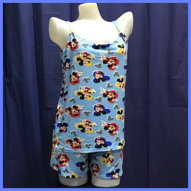 Mickey full print cartoon character terno | Shopee Philippines