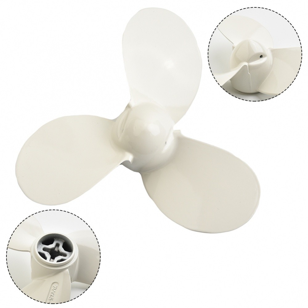 in stock White Propeller 2HP For Marine Boat Motor 55mm Replacement ...