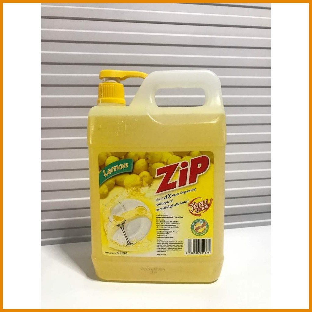 ⚠ ☂ ZIP DISHWASHING LIQUID 4L | Shopee Philippines