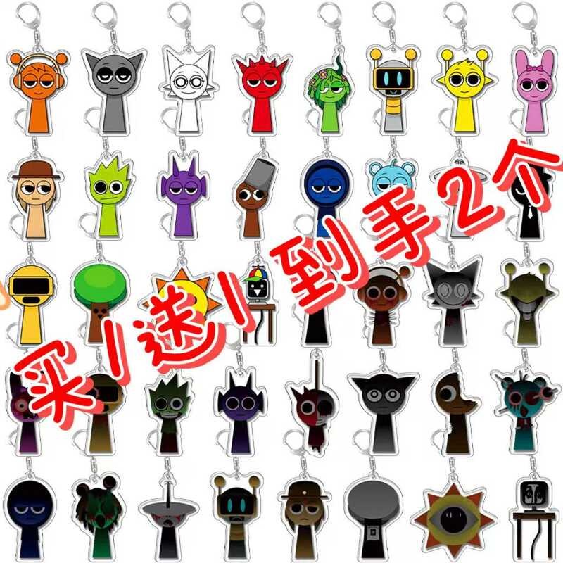 Sprunki Rhythm Box Anime Peripheral Popular Game Characters Acrylic ...