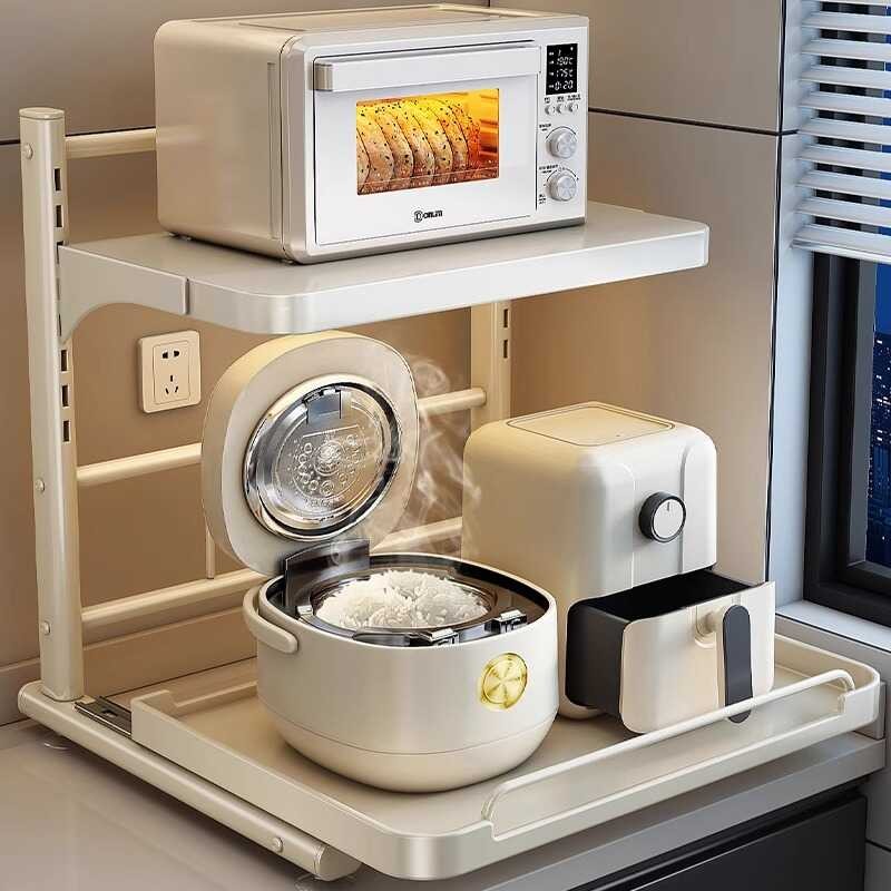 Rice cooker rack, kitchen appliance multifunctional holder, countertop ...