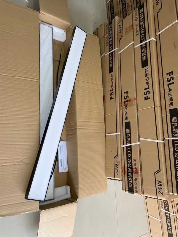 Foshan lighting LED strip lamp office FSL pendant lamp rectangular ...
