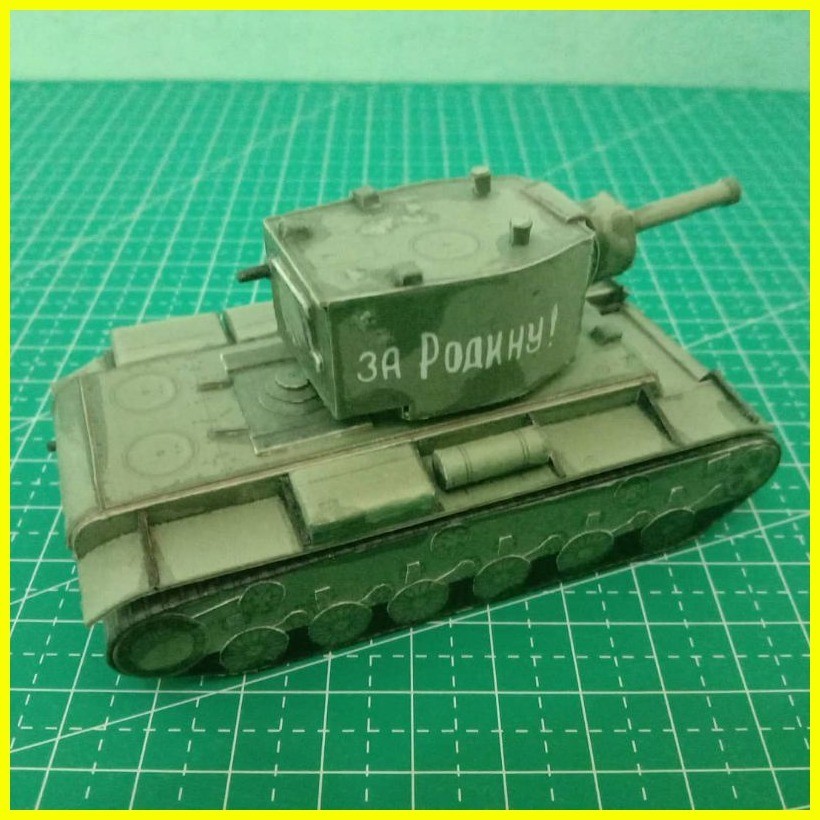Accept So} KV-2 Tank, Papercraft WW II+Girl und Panzer Version | Shopee ...